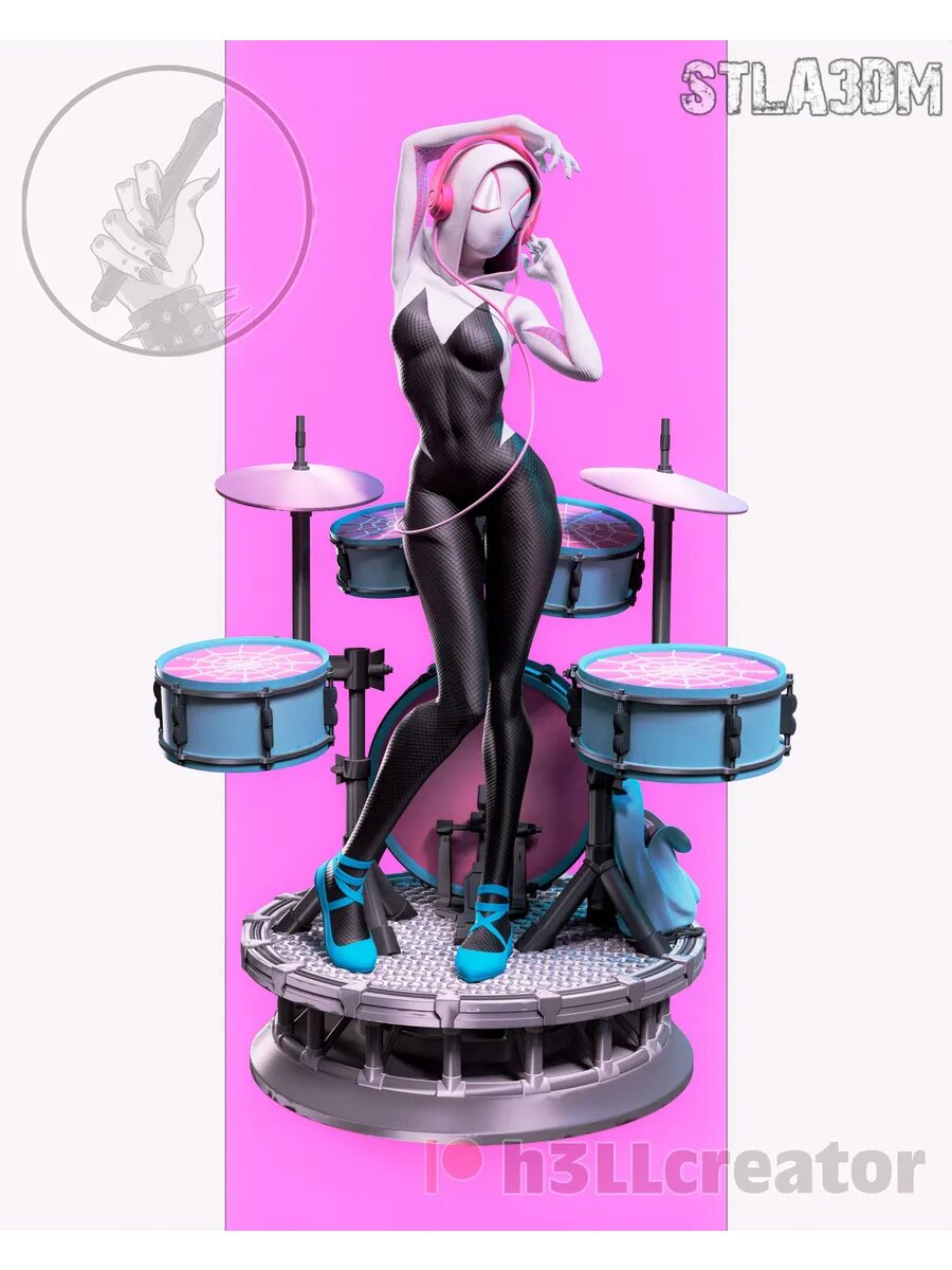 Коллекционная фигурка Gwen под покраску 20 см