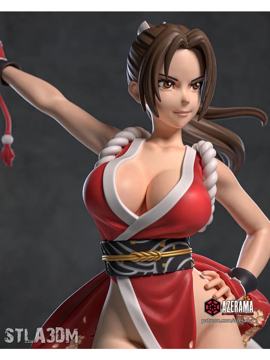 Коллекционная фигурка Mai Shiranui под покраску 20 см