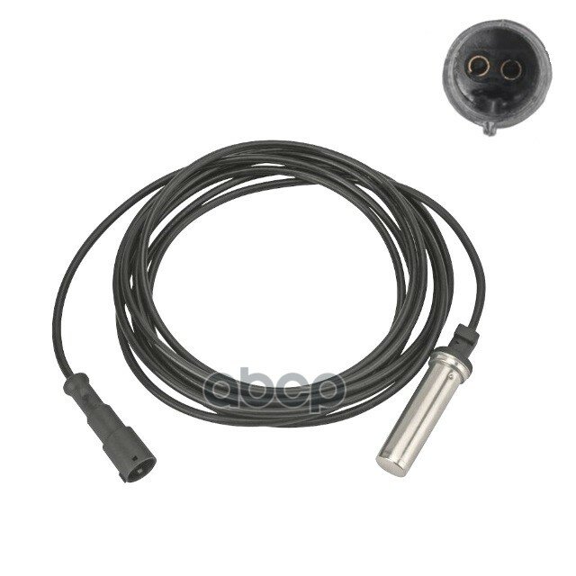 Датчик ABS (4410323340) BPW/SCANIA L=1000MM, прямой, фишка круглая ViLiTan арт. 01042VLT