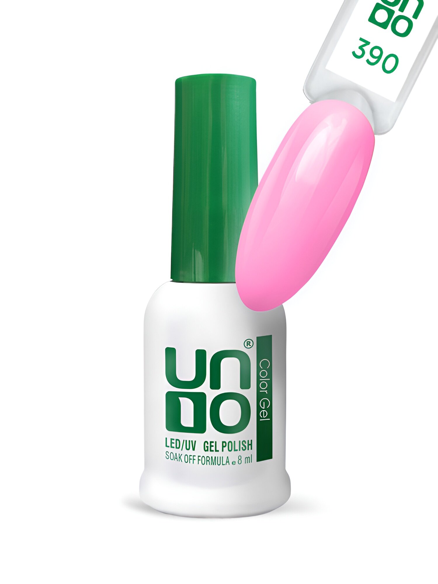 Гель-лак Uno Holiday - 390 Клубника со льдом - Strawberry with Ice, для ногтей, 8 г