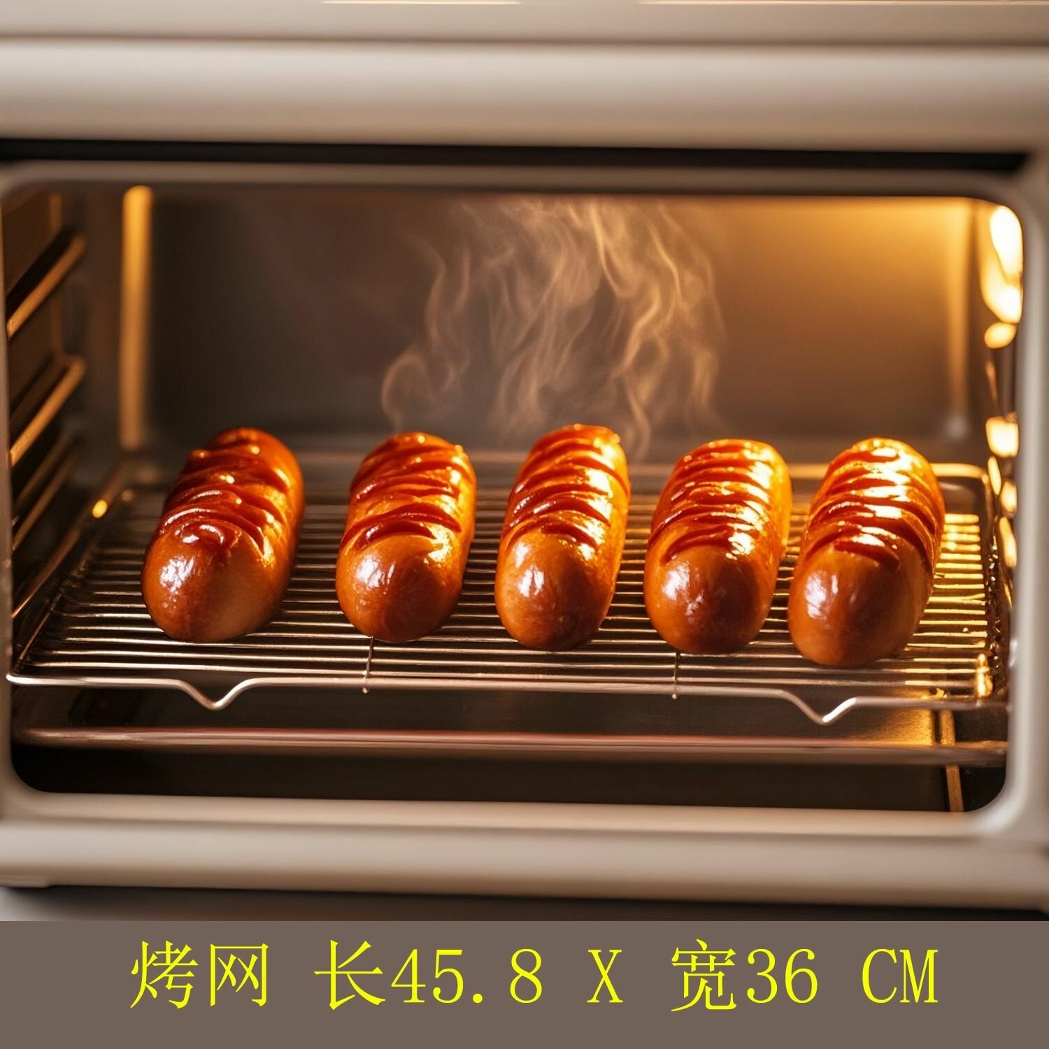 Утолщенная решетка для духовки, решетка для гриля из нержавеющей стали, решетка для барбекю, охлаждающая решетка с ножками, решетка для духовки, решетка для выпечки, универсальный тип.