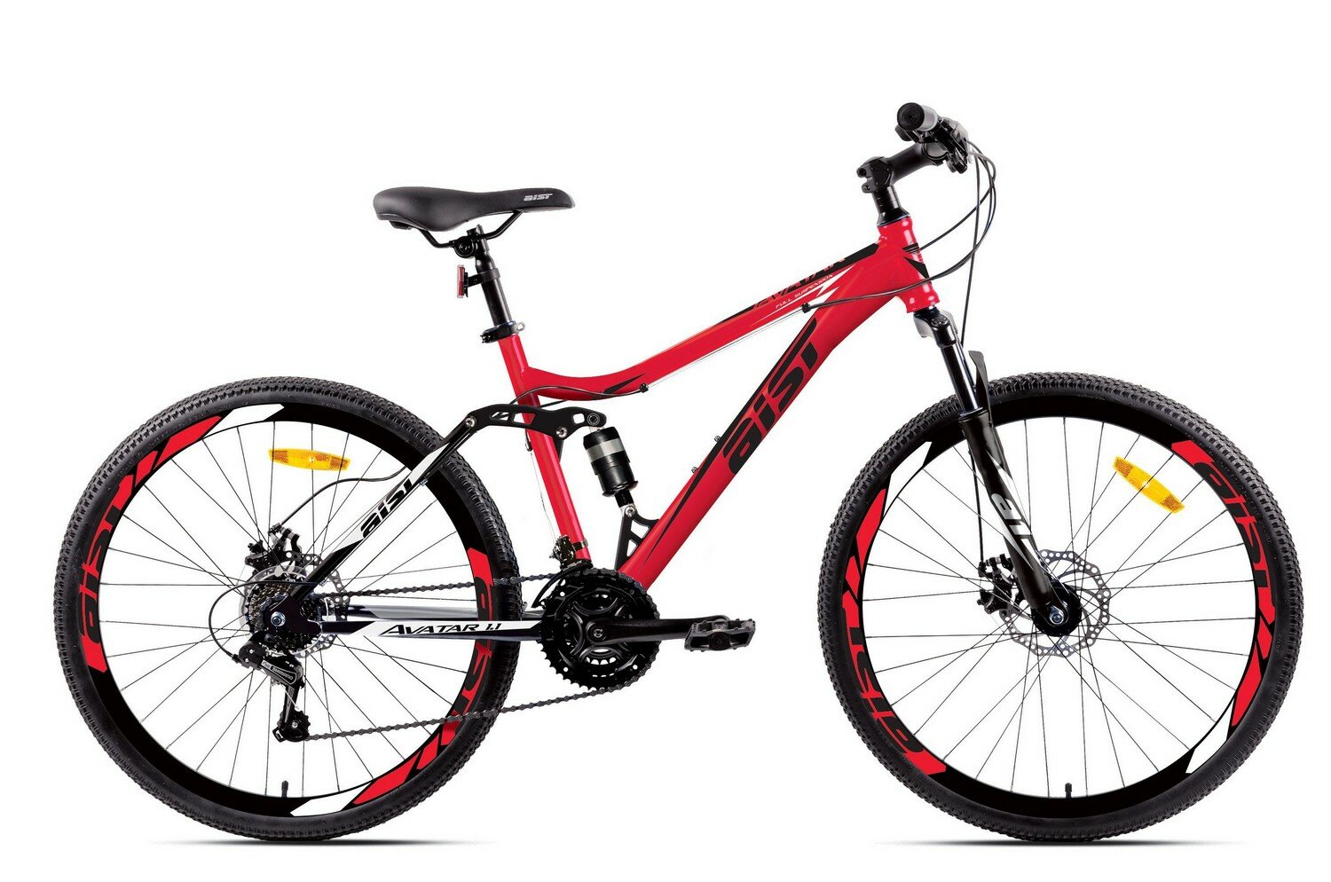 Велосипеды Двухподвесы Aist Avatar 1.1 Disc 26, год 2025, цвет Красный, ростовка 17