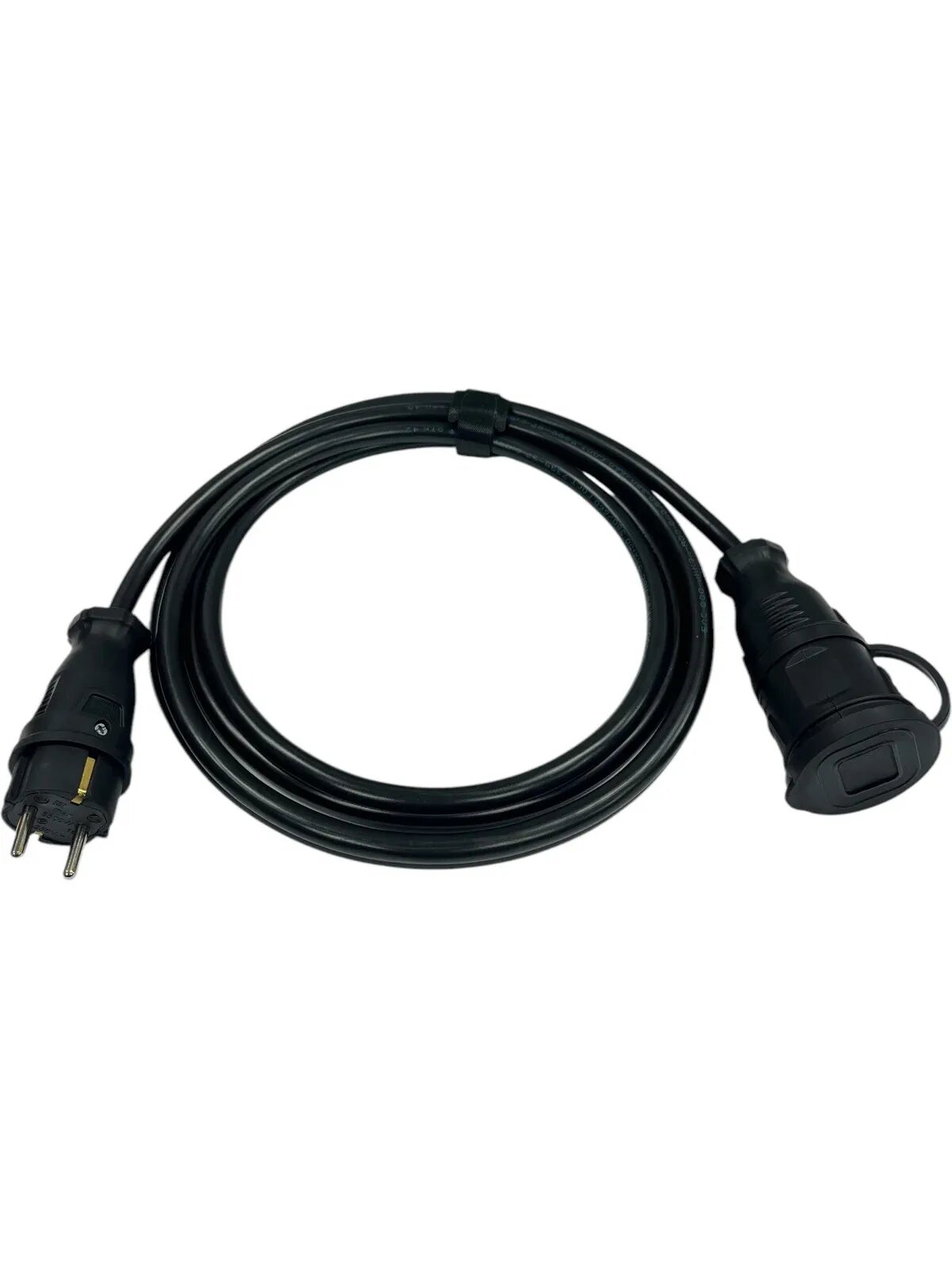 Удлинитель iTOK SU-KG-215-1-44-20-BLACK, силовой, тип SU, 1 розетка, IP44, черный