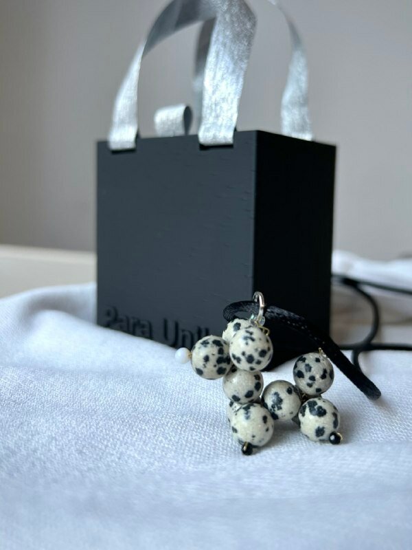 Чокер, агат, циркон