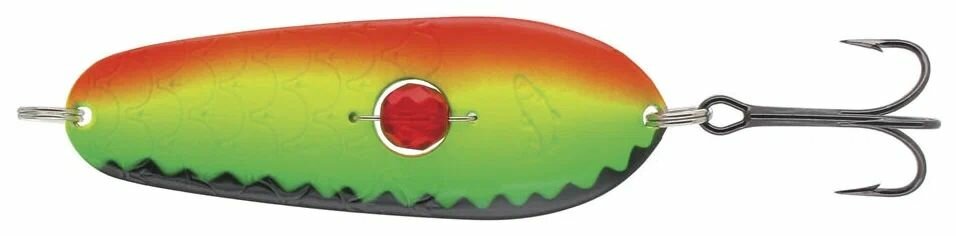 Блесна колеблющаяся (колебалка) Kuusamo Rasanen 70мм, 20гр. с бусиной#BL/GR/Fye/FR-S