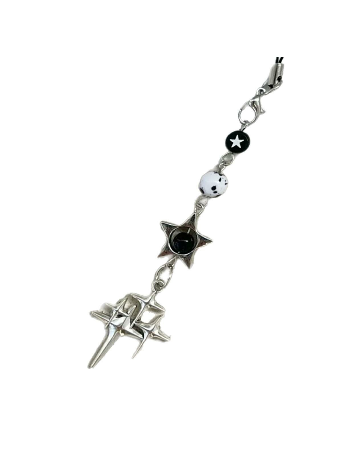 Пятиконечная звезда, вышитая бисером, шнур мобильного телефона, прочная цепочка для мобильного телефона