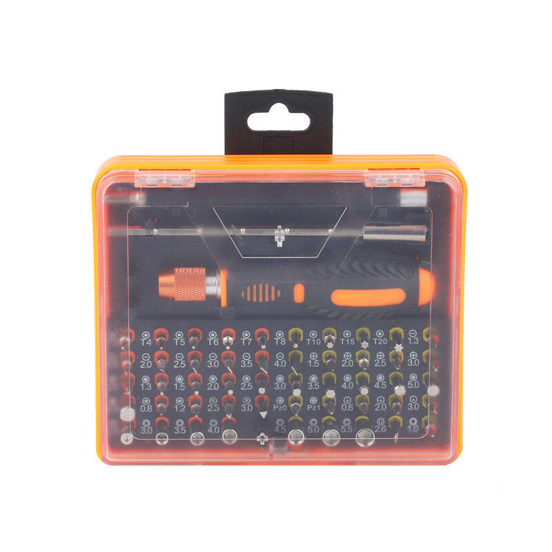 Набор отверток WEEKS для разборки мобильных телефонов, цифровых устройств, 53 в 1, CRV, хром-ванадий