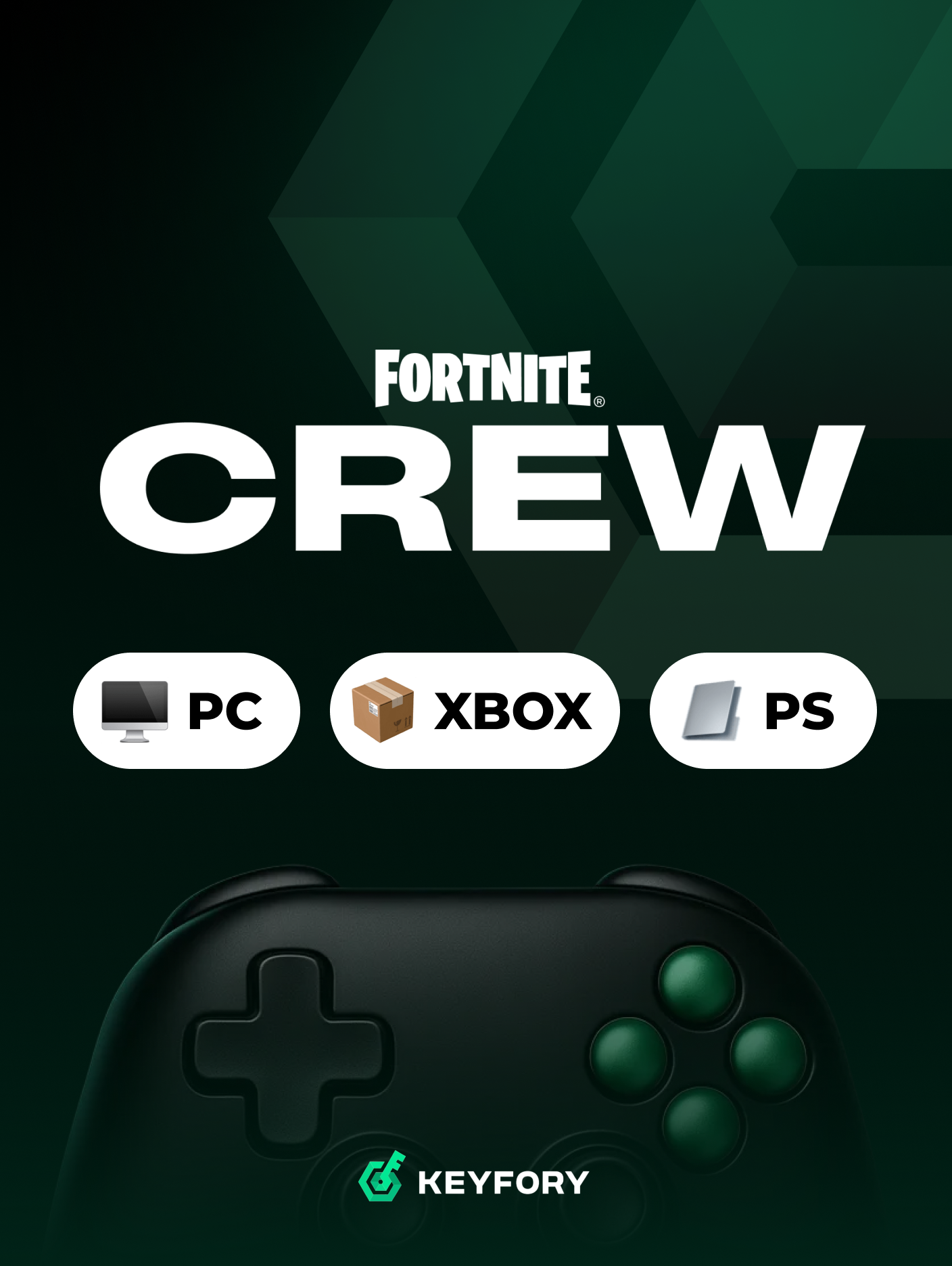 Подписка Fortnite Crew на 1 месяц / боевой пропуск+1000 V-Bucks / Любой регион / Любая платформа