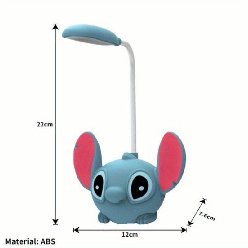 Stitch LED Night Light Charged Точилка для карандашей мультфильм настольная лампа для чтения