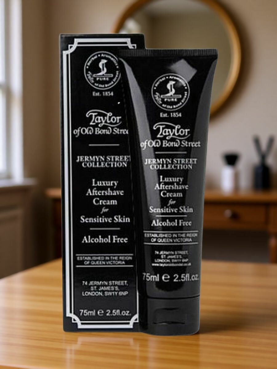Крем после бритья Taylor of Old Bond Street, Jermyn Street, для чувствительной кожи,75мл