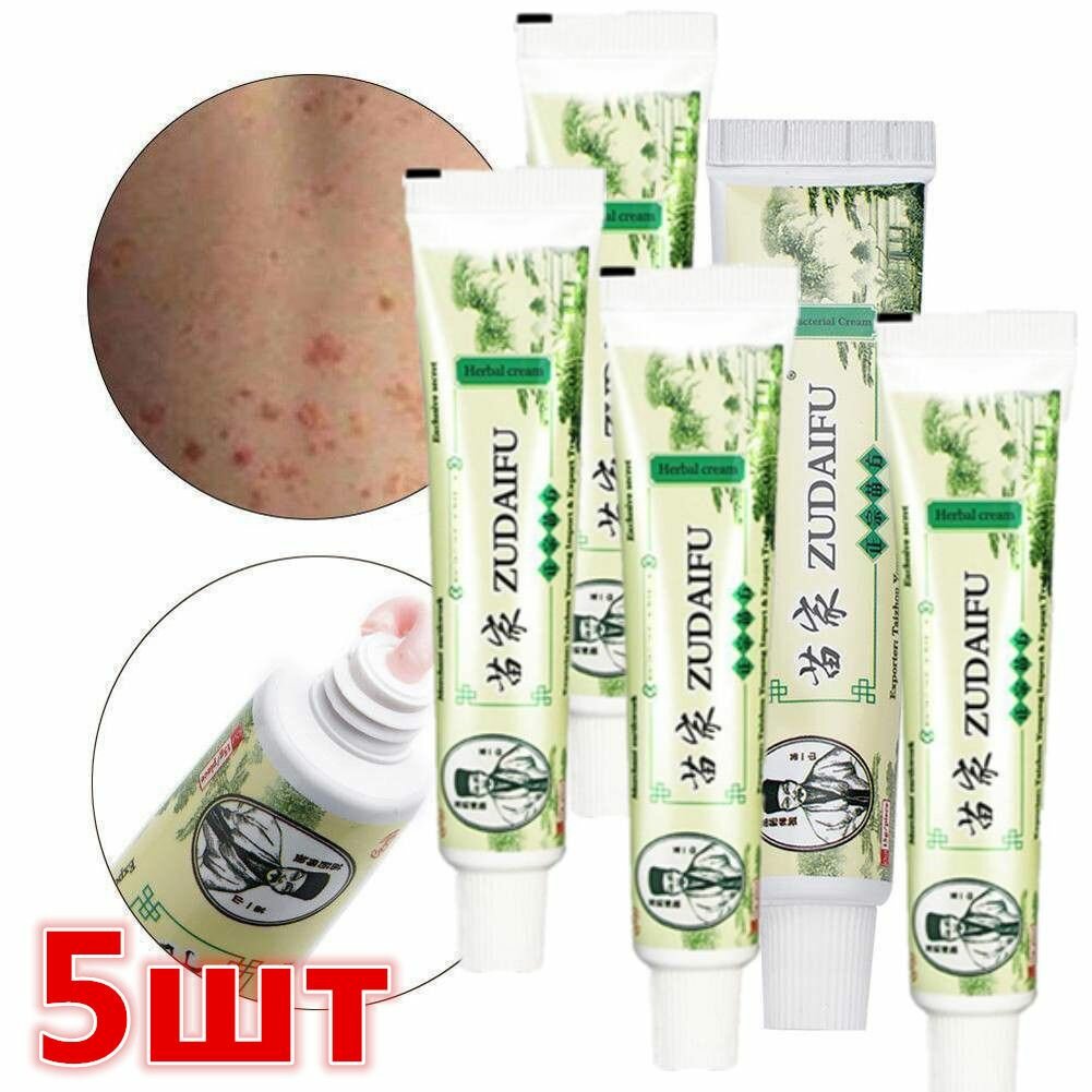 ZUDAIFU мазь от псориаза, экземы, дерматита, зуда, потницы, грибка, лишая (Зудайфу) 15гр. Семейный врач