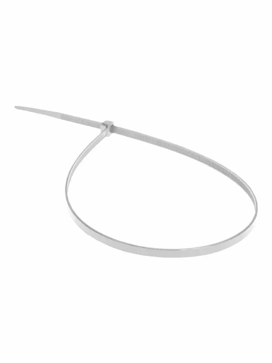 Нейлоновые хомуты для крепежа, 2.5х200 мм, белые