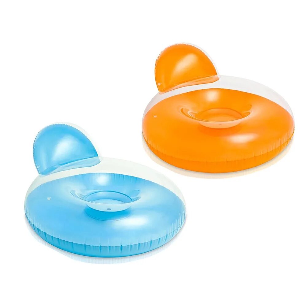 Надувной матрас Intex 58889, для одного человека, с верхним прозрачным глянцевым верхом