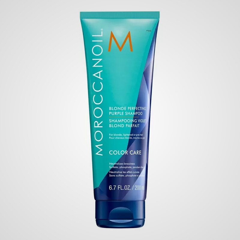 Тонирующий шампунь с фиолетовым пигментом 200 мл Moroccanoil Color Care Purple Shampoo Шампунь 200 мл