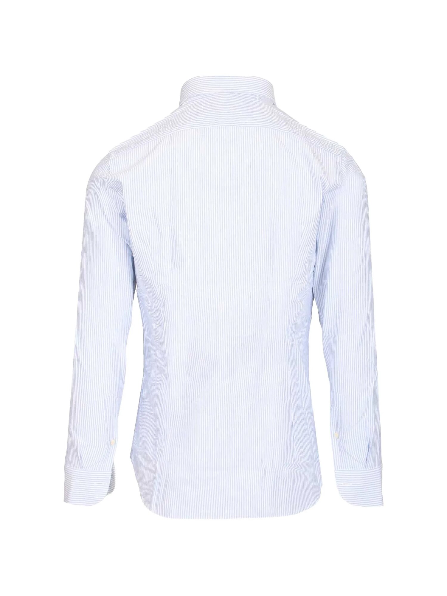 Рубашка al duca d'aosta Striped button-down shirt, размер XL, blue — фото 1