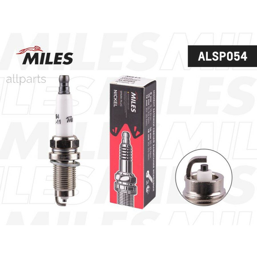 MILES ALSP054 Свеча зажигания ZFR6T-11G