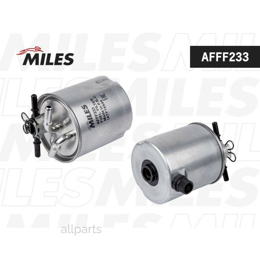 MILES AFFF233 Фильтр топливный NISSAN X-TRAIL/QASHQAI 2.0D 07-