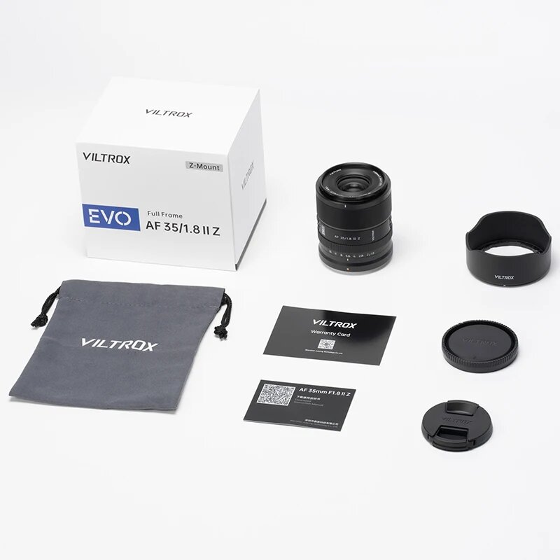 VILTROX 35mm F1.8 II EVO STM Объектив для беззеркальных камер Sony E-mount