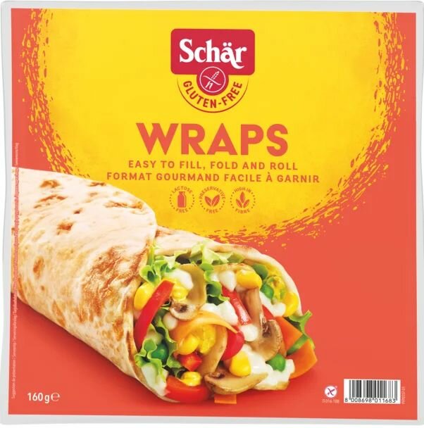Безглютеновые тортильи Schar 5 шт x 160г
