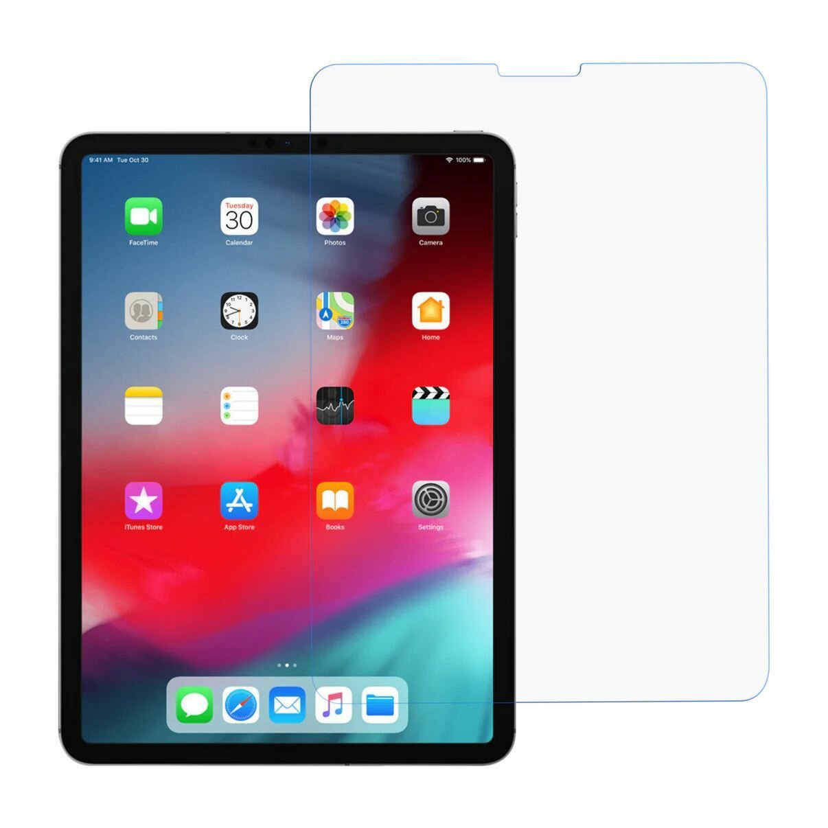 Защитное стекло Momax Glass Pro+, для iPad 11, Air 4, Air 5, 0,3 мм