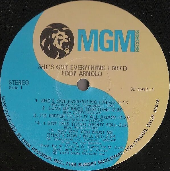 Eddy Arnold - Shes Got Everything I Need EX- — фото 1