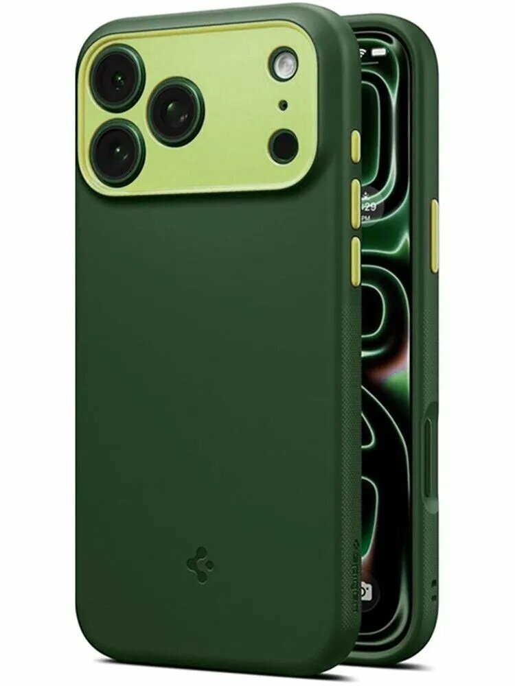Чехол для Spigen iPhone 17 Pro 6,3 дюймов, Nano Pop MagFit, совместимый с Magsafe, ультратонкий нескользящий защитный чехол