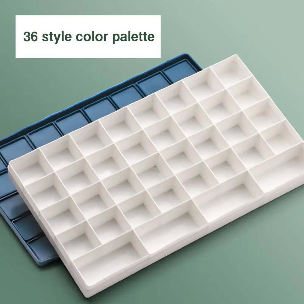 Пластиковая коробка для красок с мягкой крышкой Soft Lid-36Grids