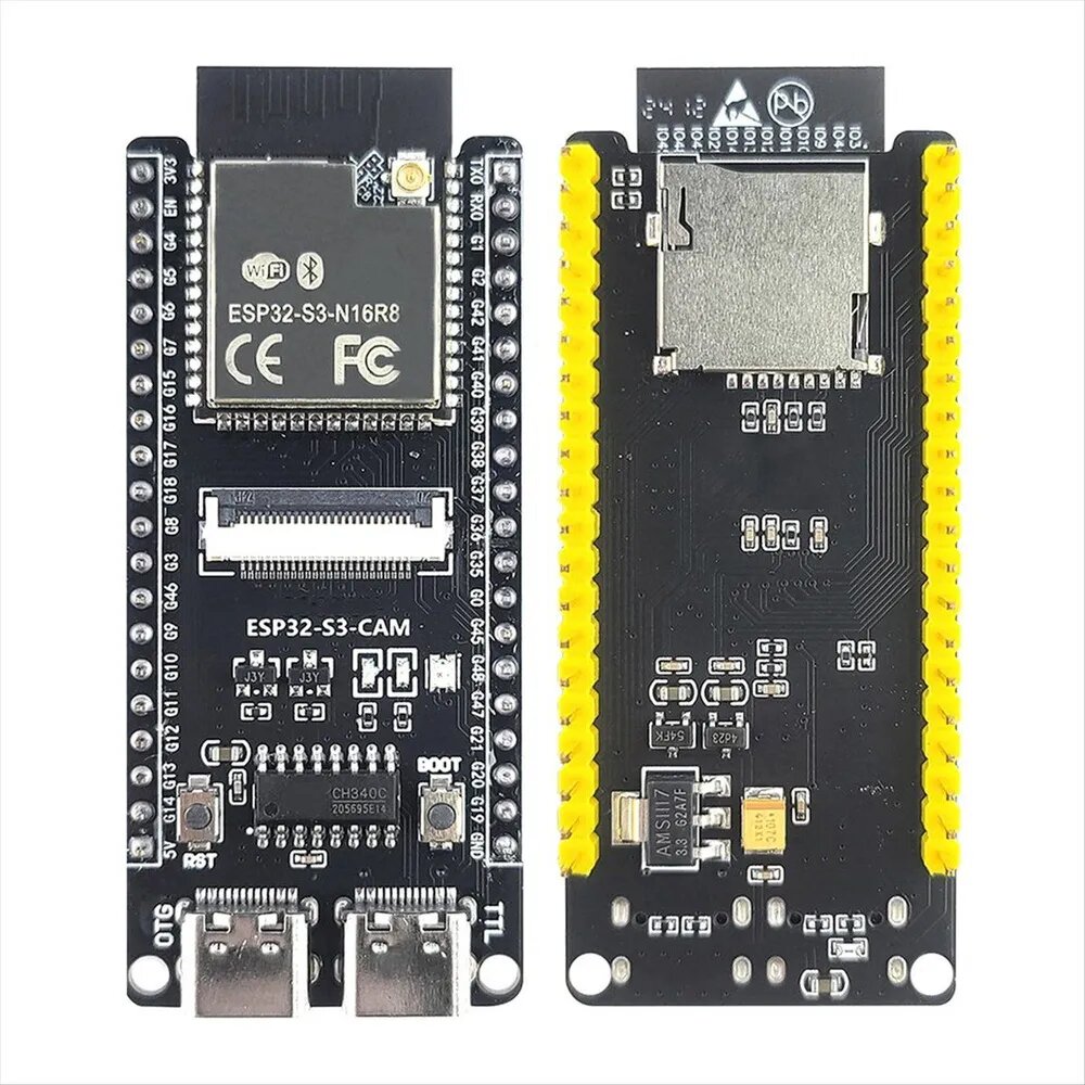 2 шт. платы разработки ESP32 S3, модуль Wi-Fi IPEX 2.4G