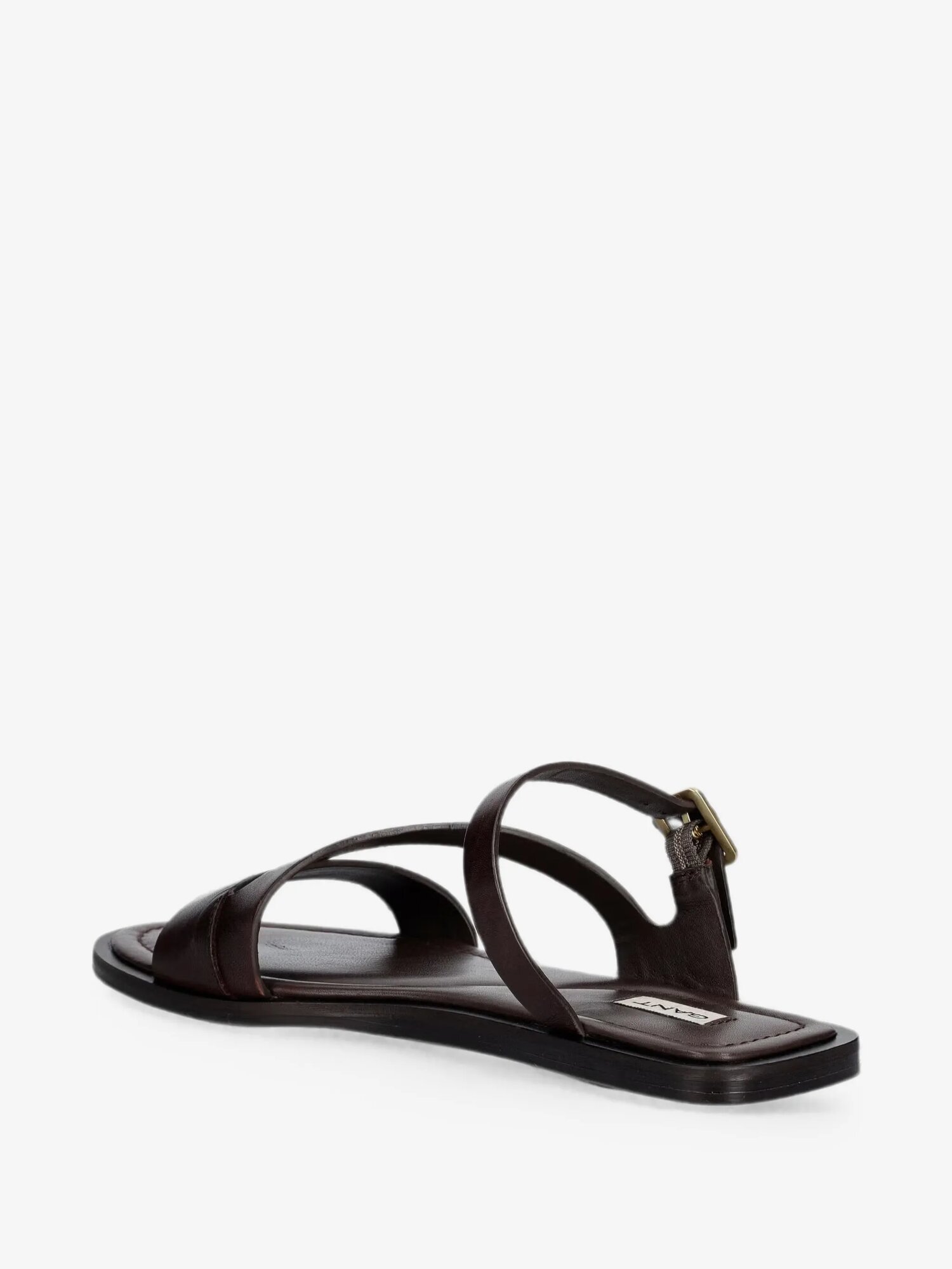 Босоножки GANT Buckle-fastening leather sandals, размер 36, коричневый — фото 1