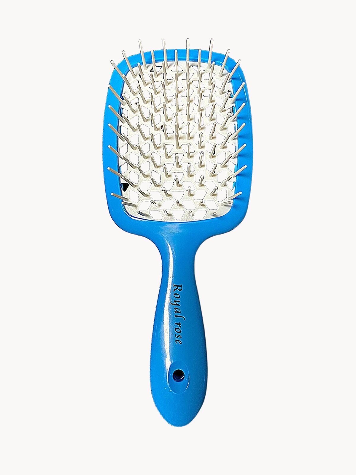 Расчёска Royal Rose, массажная, силиконовые зубцы, продувная