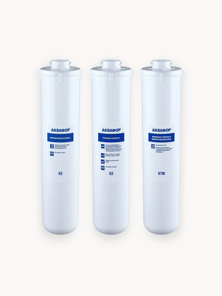 Комплект сменных модулей К5-К2-К7М для Мориона DWM, (без мембраны) 3 шт