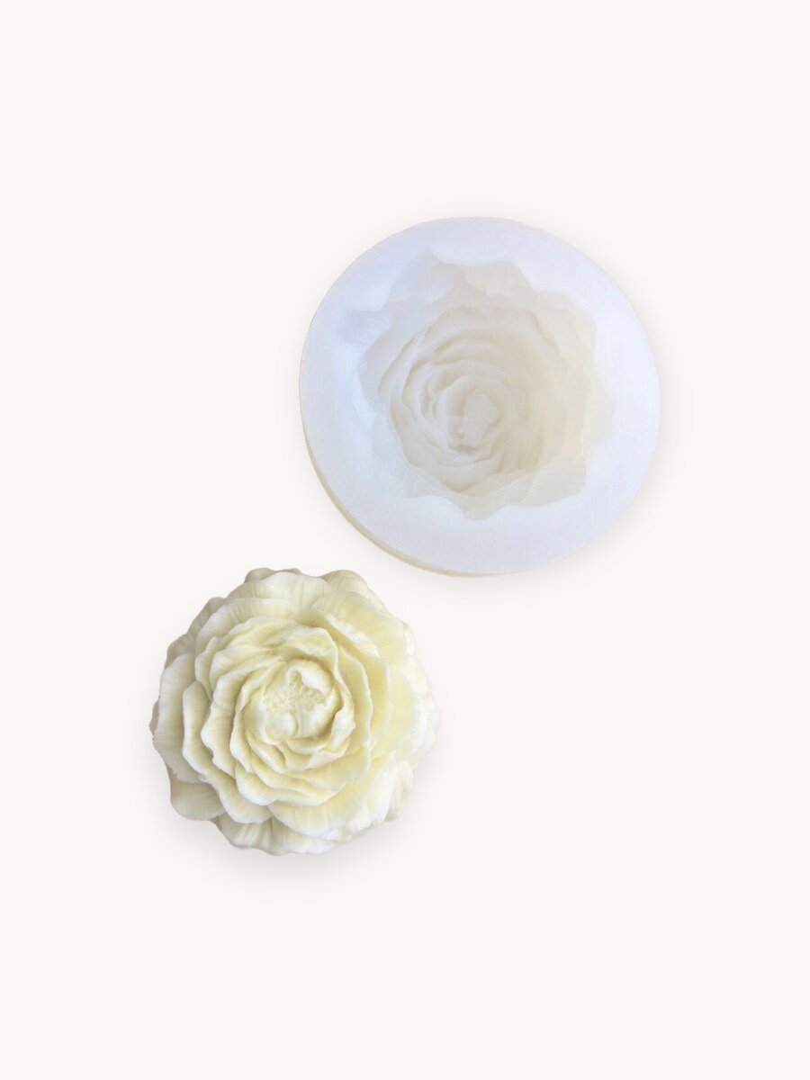 Молд пион большой