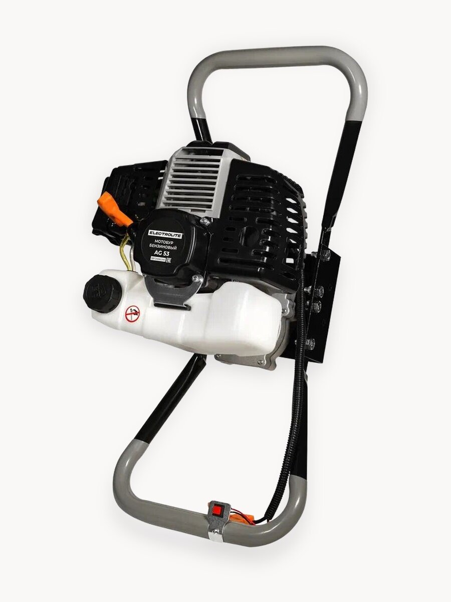 Мотобур ледобур Electrolite AG53, 2-тактный, бензиновый, 3 лс, для грунта, льда