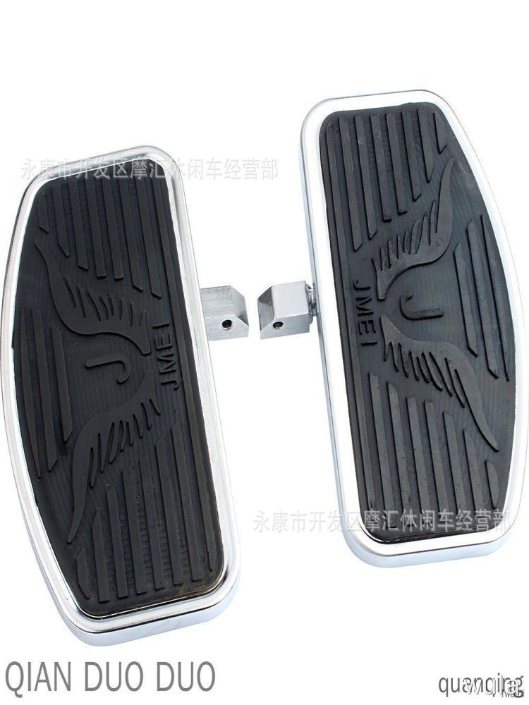 Подножки для мотоцикла JMEI, пара, черные с рамкой, для Harley Cruiser, Kawasaki, платформы для ног