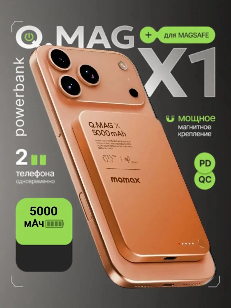 Внешний аккумулятор Magsafe powerbank 5000 Titanium