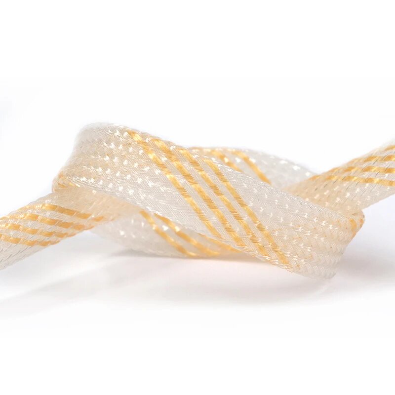 Кабельный рукав PULAND 8mm Clear Gold, 1 метр
