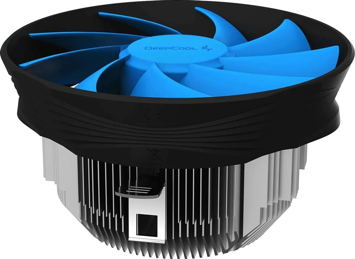 Устройство охлаждения(кулер) Deepcool Archer Bigpro V2 черный/синий 120мм алюминий+медь 2000rpm 29.7dB 4-pin 125W