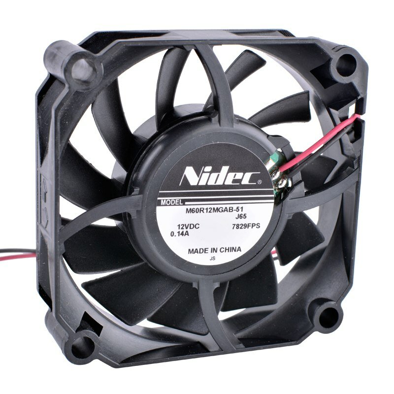 Nidec M60R12MGAB-51 12V 0.14A hydraulic bearing Вентилятор охлаждения