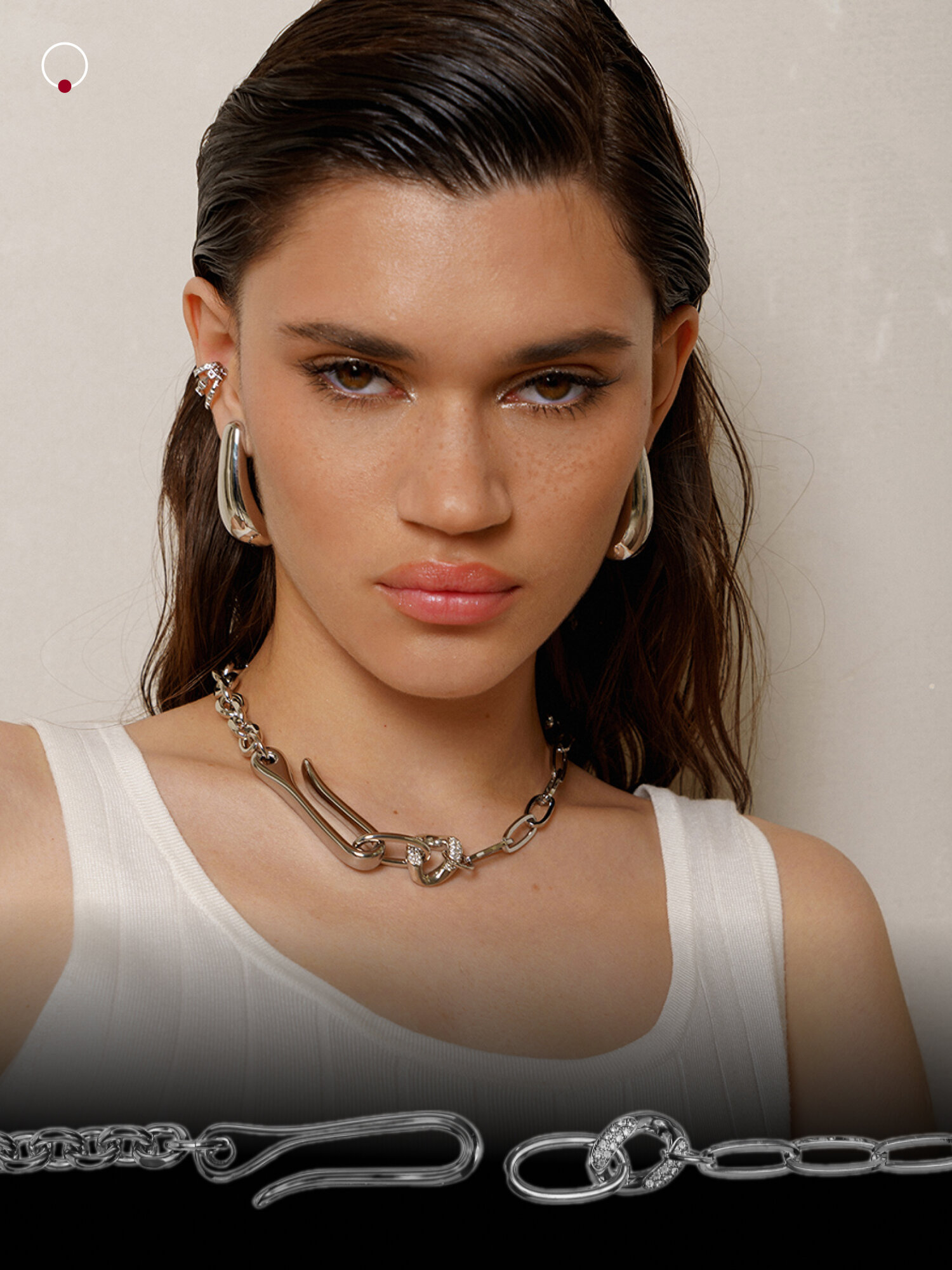 Колье, кристалл