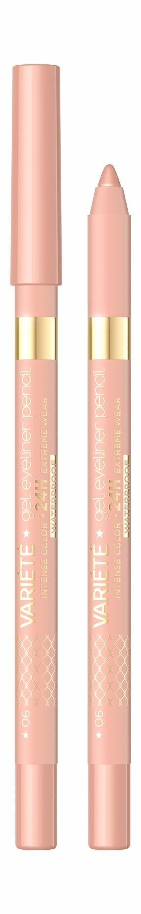 EVELINE Карандаш для глаз гелевый Variete Gel Eye Liner, 10 мл, 06 Champagne