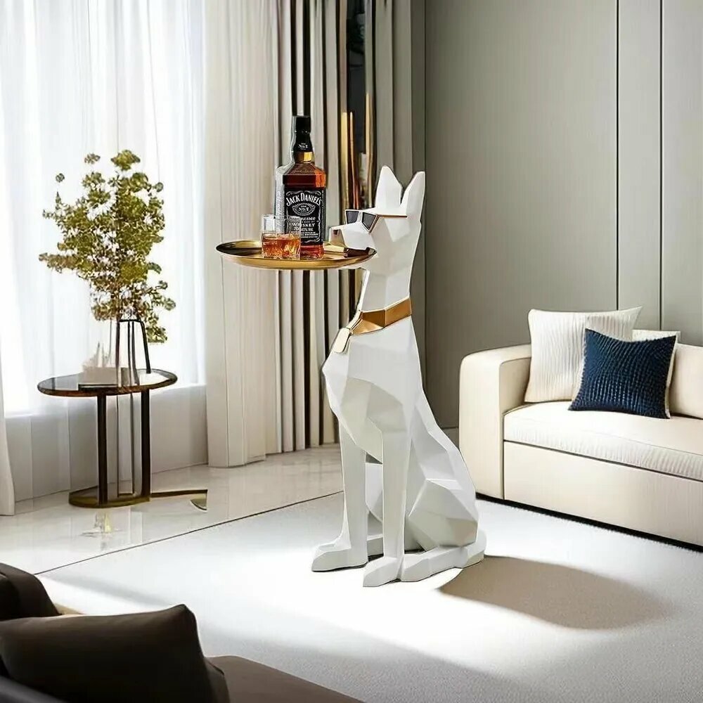 Гостиная украшение диван телевизор тумба дом поддон новоселье большой креативный пол джентльмен собака
