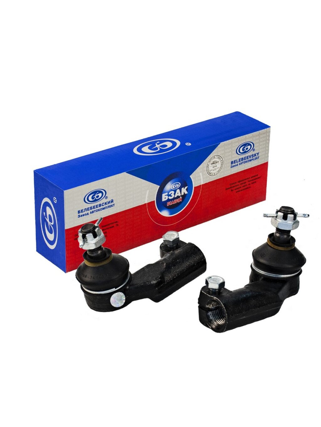 Наконечник рулевой 2110 "бзак" (2 шт.) с крепеж.