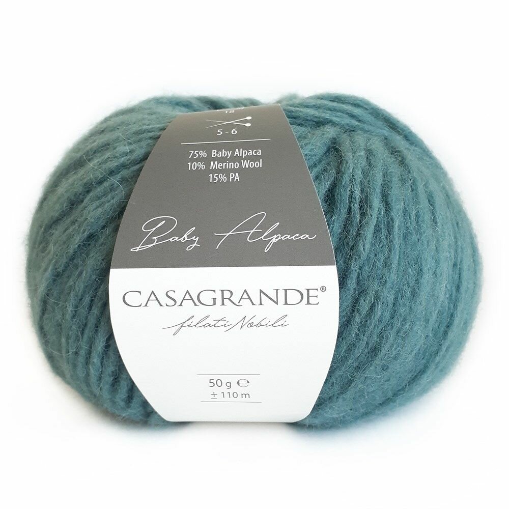 Пряжа для вязания Casagrande Baby Alpaca (16.005) 1 моток 50 г/110м
