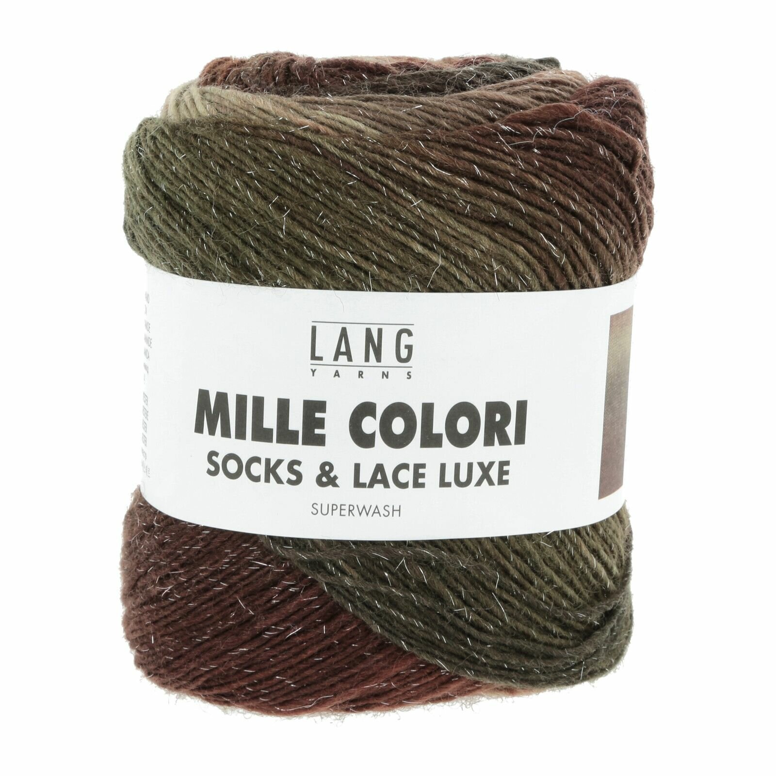 Носочная пряжа Lang Mille Colori Socks & Lace Luxe (859.0210) 1 моток