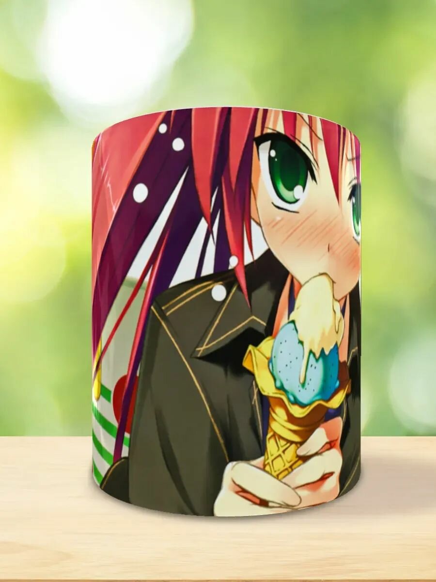 Кружка Anime girl with candy