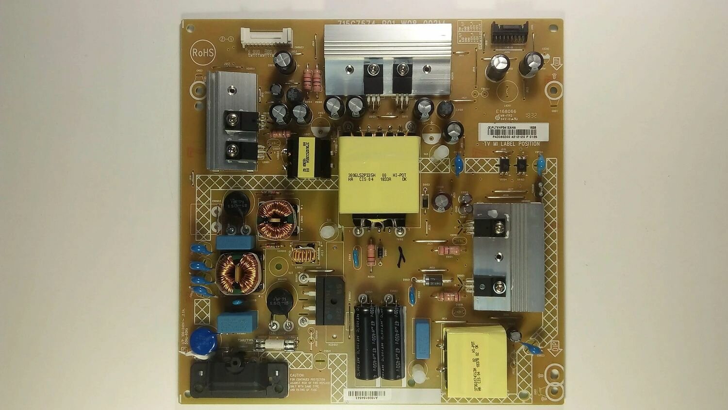 715G7574-P01-W08-002M Main 715G9237-M02-B00-005K для 43S5085/60S Lcd Телевизор Плата питания (Power Board) арт. 10949