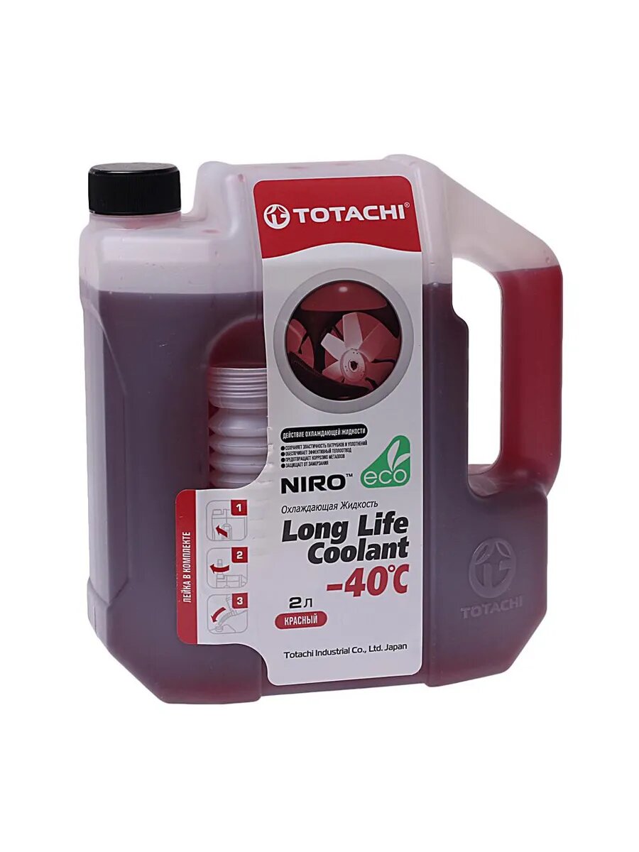Антифриз красный -40C 2л SUPER LLC NIRO TOTACHI