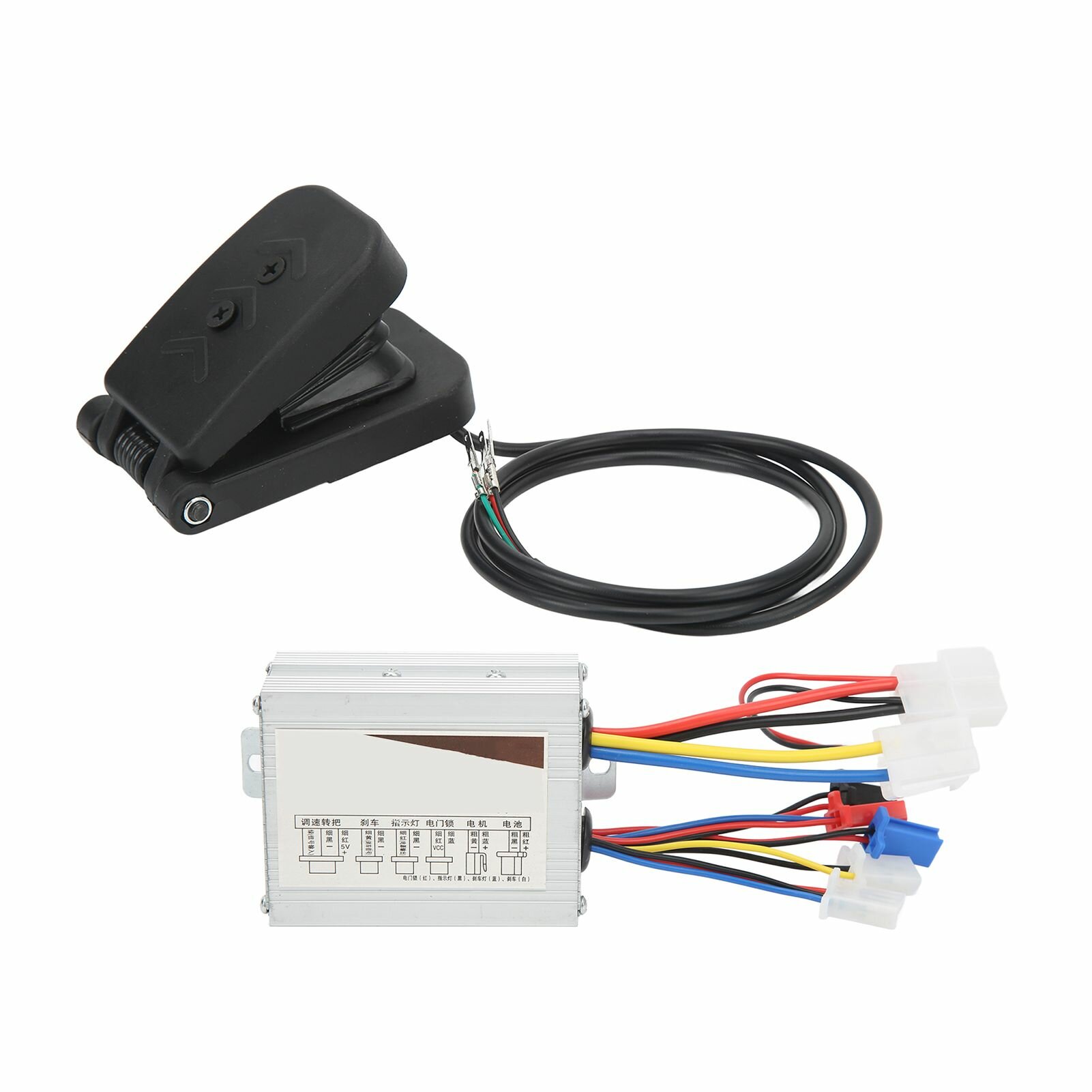 Контроллер скорости электрического велосипеда, 500 Вт, 24 В постоянного тока, с комплектом педали газа, регулируемый для удобства езды