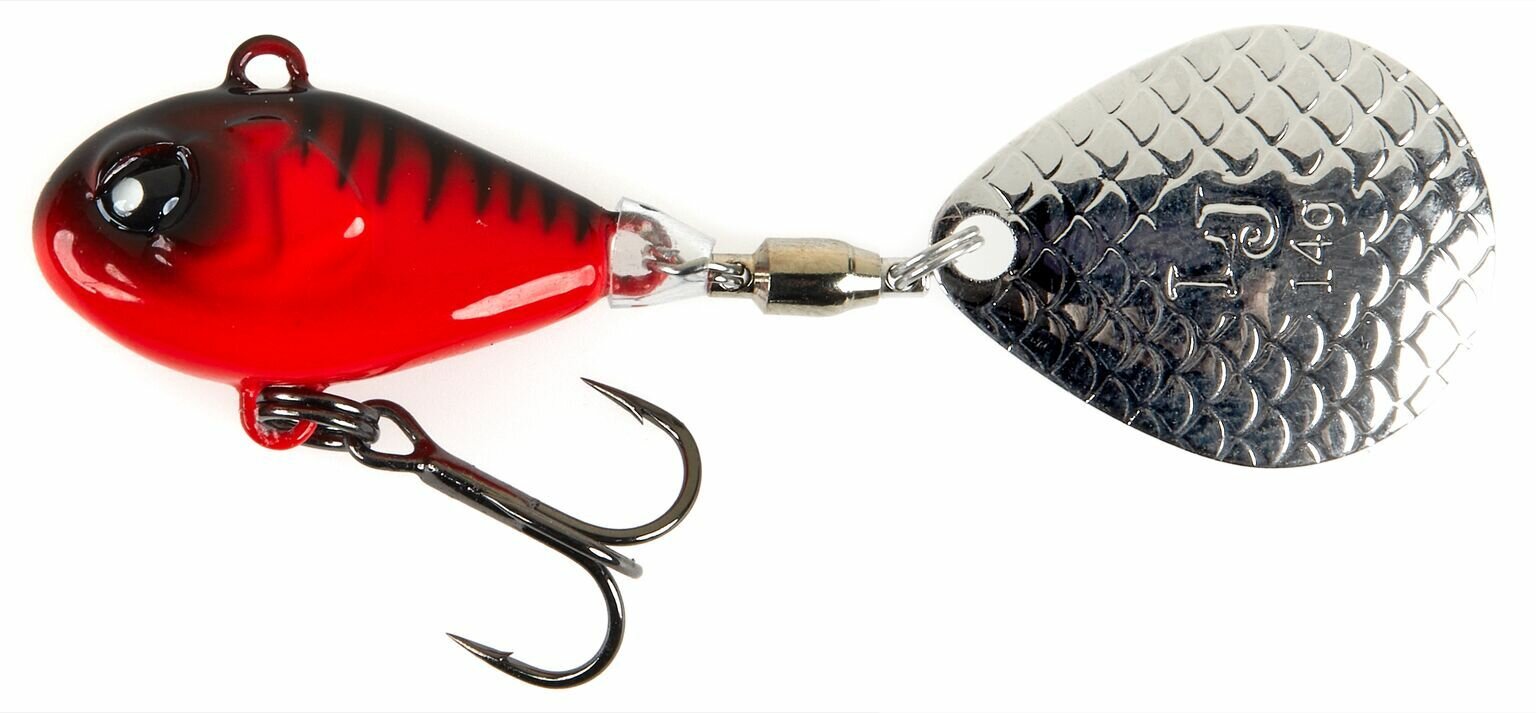 Блесна на окуня тейл-спиннер Lucky John BASARA TAIL SPIN 05.0г 014 в блистере набор приманок на форель голавля в небольших речках и озёрах , снасти рыболовные для зимней и летней рыбалки