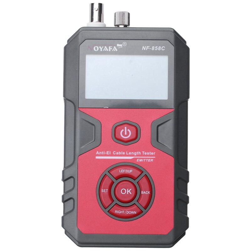 Тестеры кабеля NOYAFA NF858C L для обнаружения и измерения длины проводов для тестера коаксиального кабеля RJ11/RJ45 с функцией VFL&NCV, вилка EU